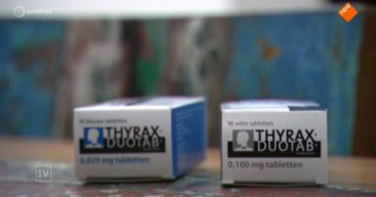 Paniek om dreigend tekort medicijn Thyrax | EenVandaag