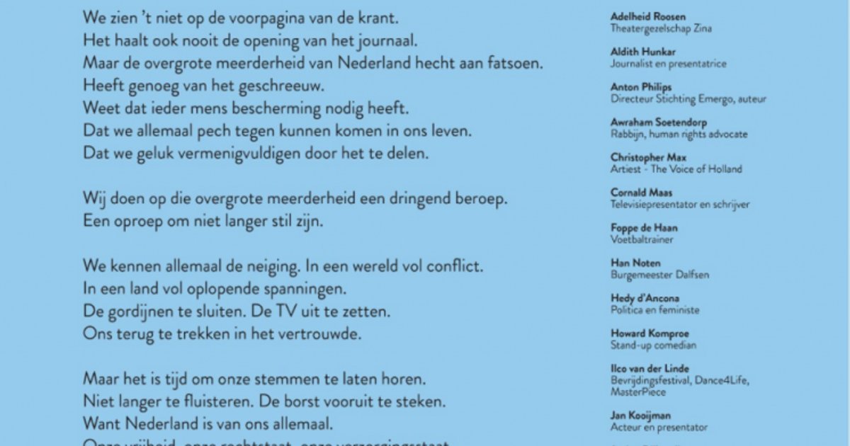 Fatsoen moet je doen! | EenVandaag